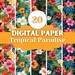 Tropical Paradise Digital Papers COMMERICAL USE Instant Download ...
