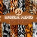 Animal Fur Texture Seamless Digital Paper COMMERCIAL USE Digital ...