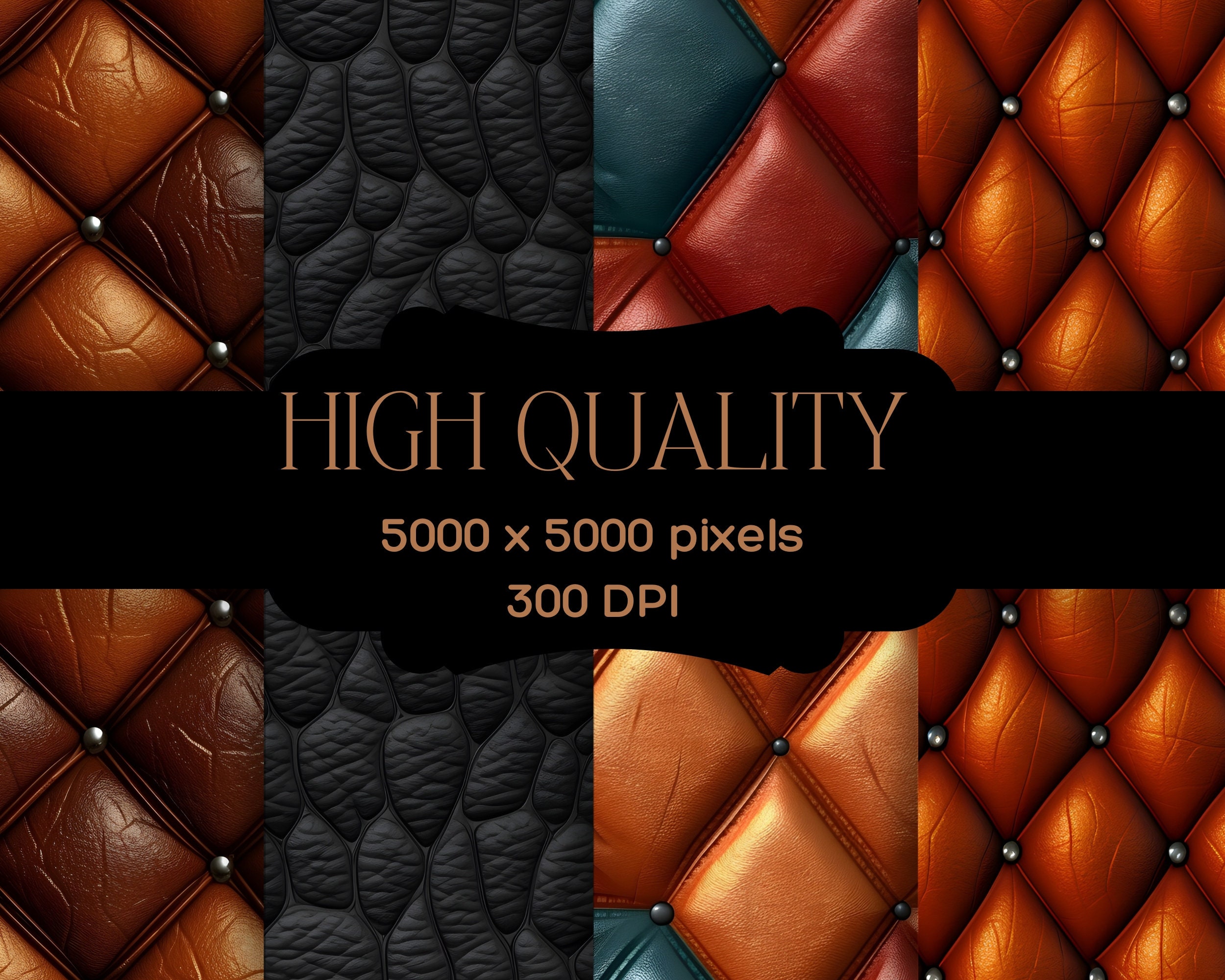 Leather Texture Seamless Digital Paper Patterns COMMERCIAL USE Instant ...