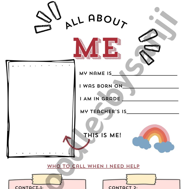 All About Me Autism - Etsy