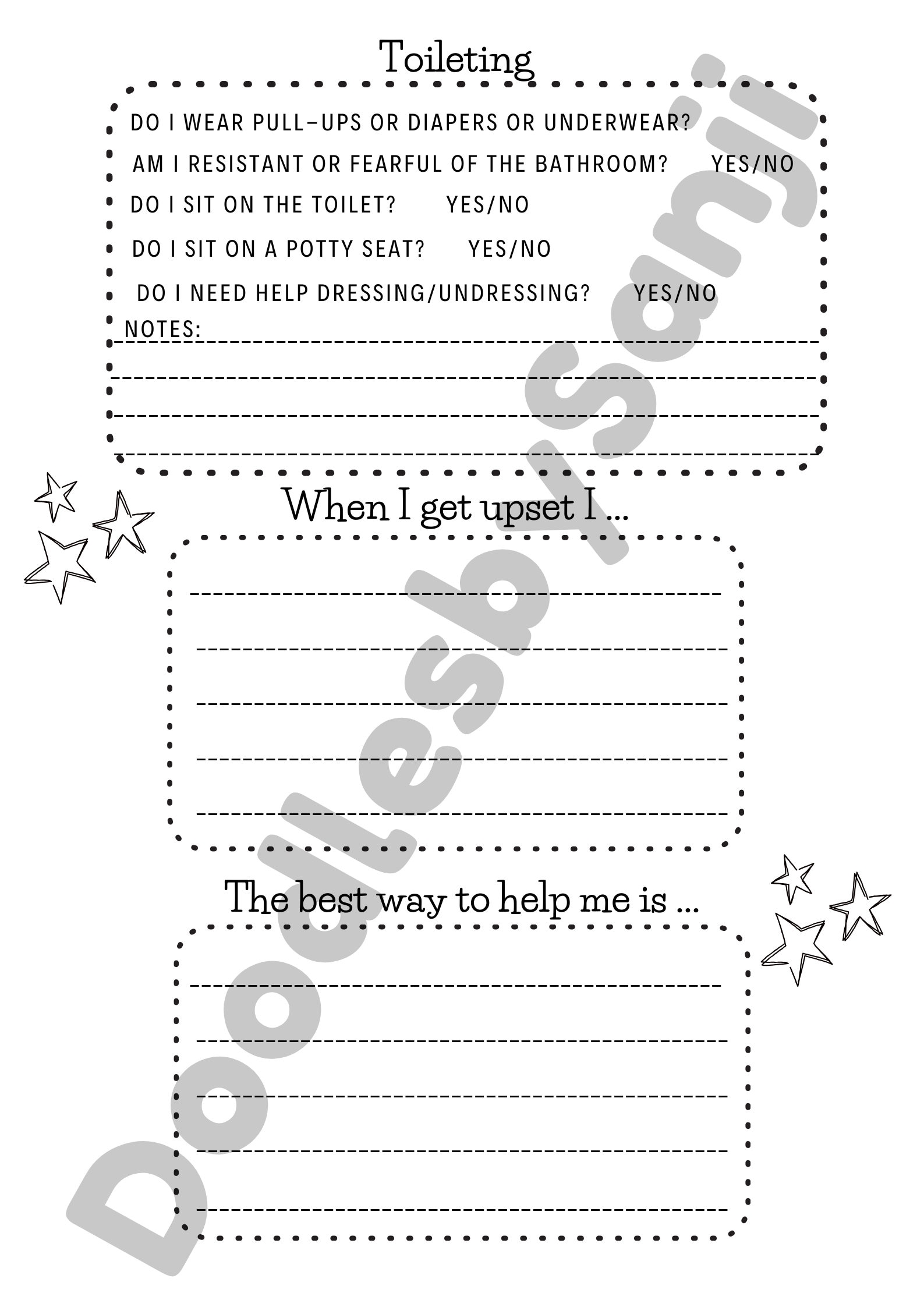 All About Me, Communication Passport, Autism, ADHD, ASD, SEN - Etsy