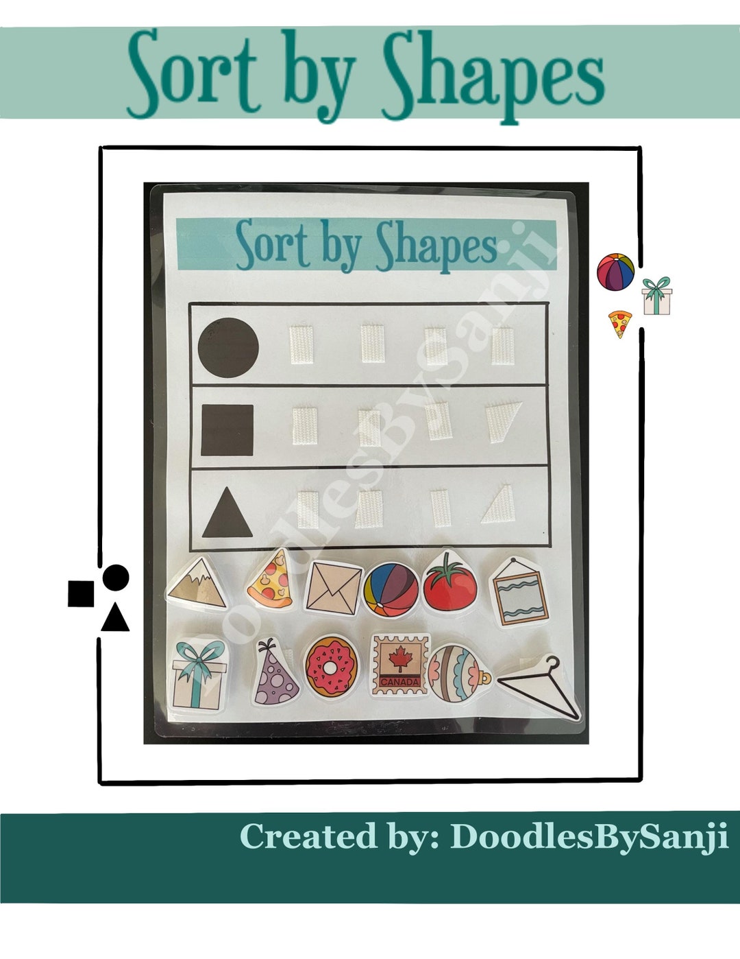 Sorting by Shape | Classroom | Triangle Square Circle - Etsy
