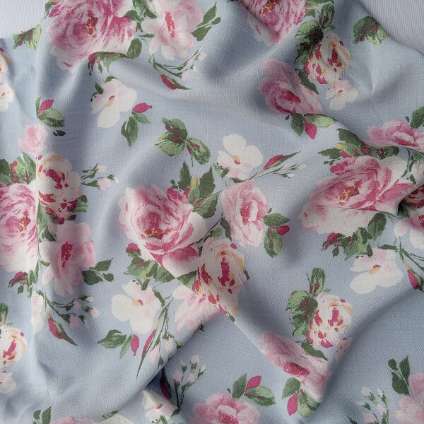 Rayon Print Fabric - Etsy