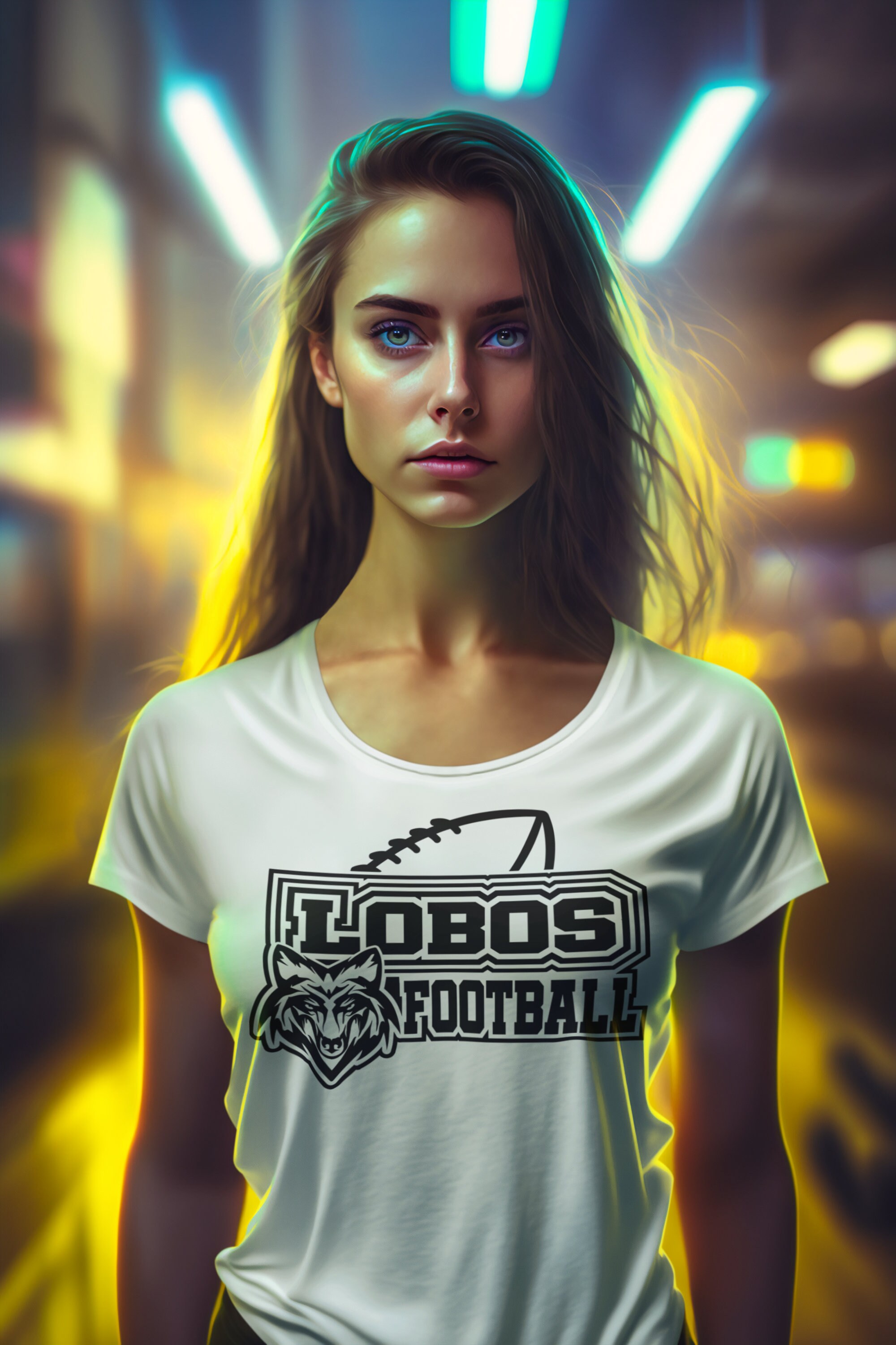 Lobos Football Svg School Mascot Design Lobo Football Svg School Spirit ...