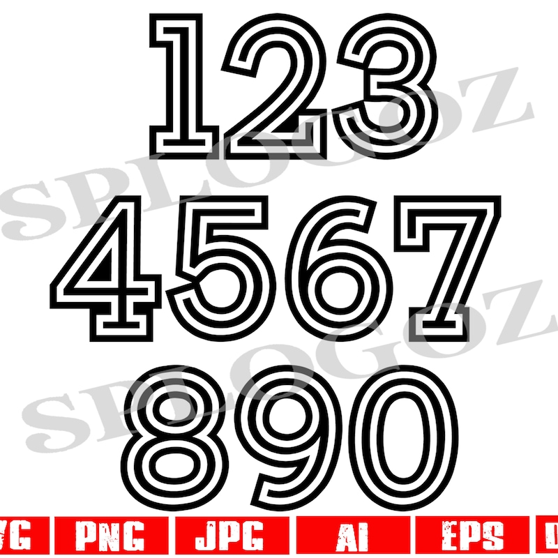 Messi Jersey Font - Etsy