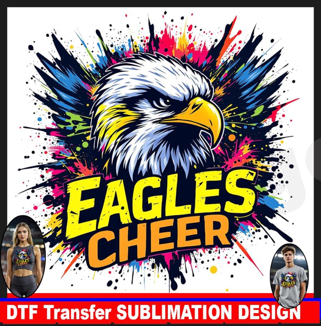 Eagles Cheer Png, Eagle Sublimation, Eagles Cheerleading Design, Eagle ...