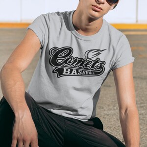 Comets Baseball Svg, Comet Baseball Svg, Comets Baseball Png, Comets ...