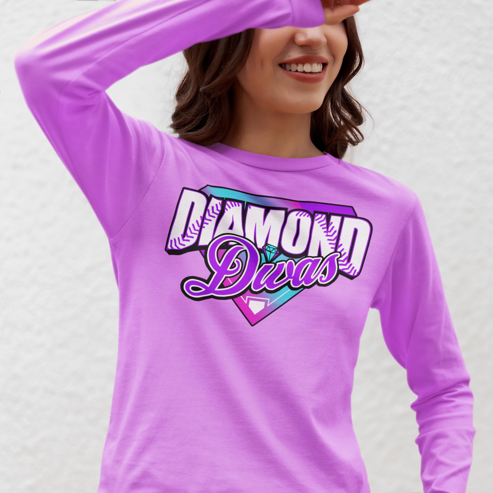 Pink Diamond Divas Png, Diamond Divas Custom Softball Logo, Sublimation ...