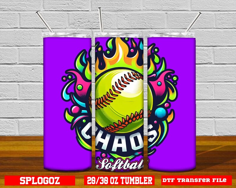 Chaos Softball Png, Chaos Softball Logo, Custom Sublimation Png, Chaos ...