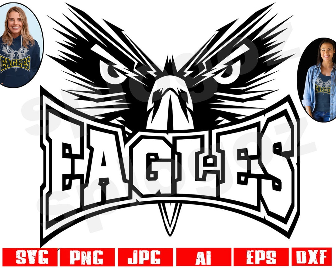 Eagles Svg Eagle Svg Eagles Mascot Svg Eagles Png Eagles School Spirit ...