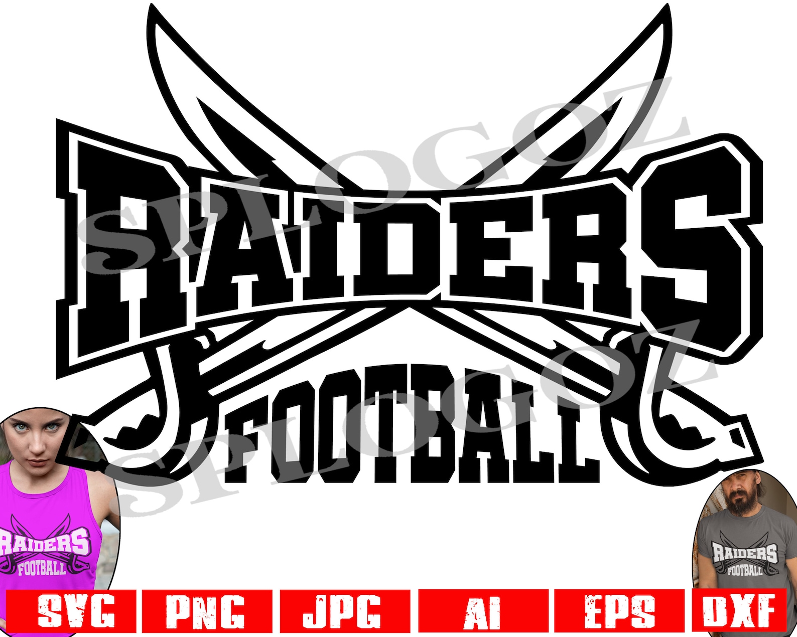 Raiders Football Svg, Raider Football Svg, Raider Svg, Raiders Svg ...