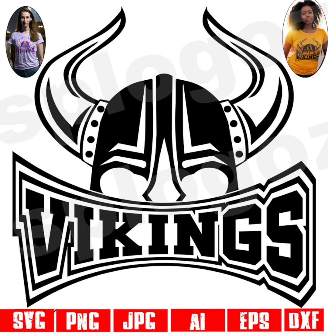 Vikings Svg Digital Download Viking Svg for Tshirts Hoodies School Spirit Png Viking Mascot Svg ...