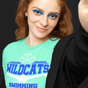 Wildcats Swimming Svg Wildcat Swimming Svg Wildcats Swimming Png ...