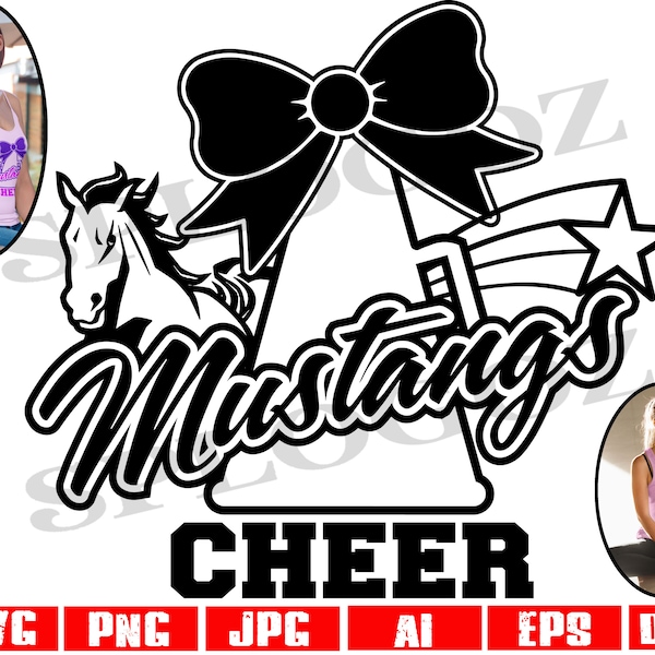 Mustang Cheer - Etsy