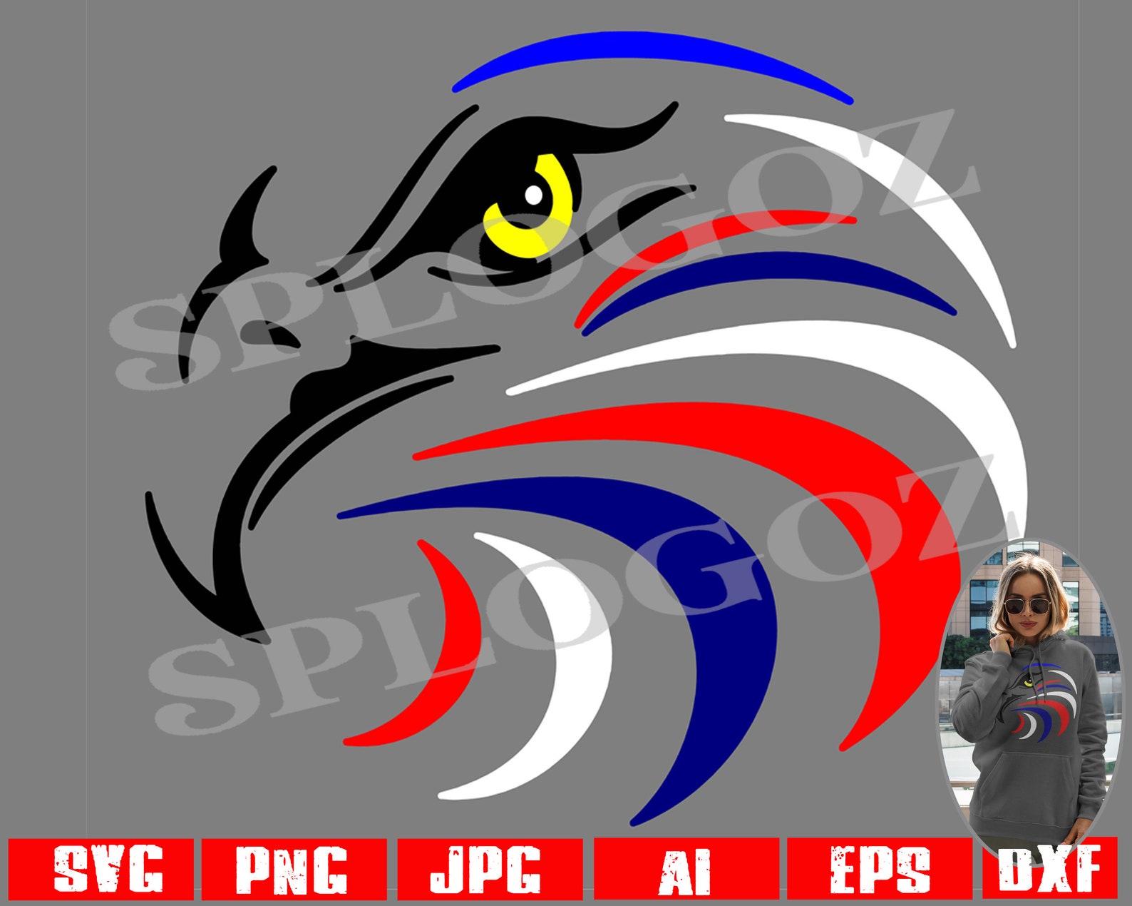 Eagle Svg Eagles Svg Mascot Eagle SVG Digital Download SVG - Etsy
