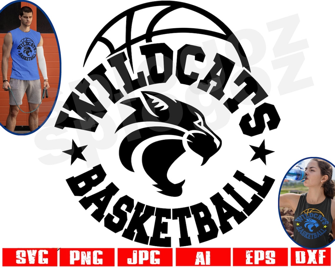 Wildcats Basketball Svg, Wildcat Basketball Svg, Wildcat Svg, Wildcats ...