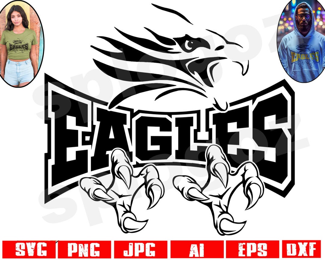Eagles Svg Eagle Svg Eagles Mascot Svg Eagles Png Eagles School Spirit ...