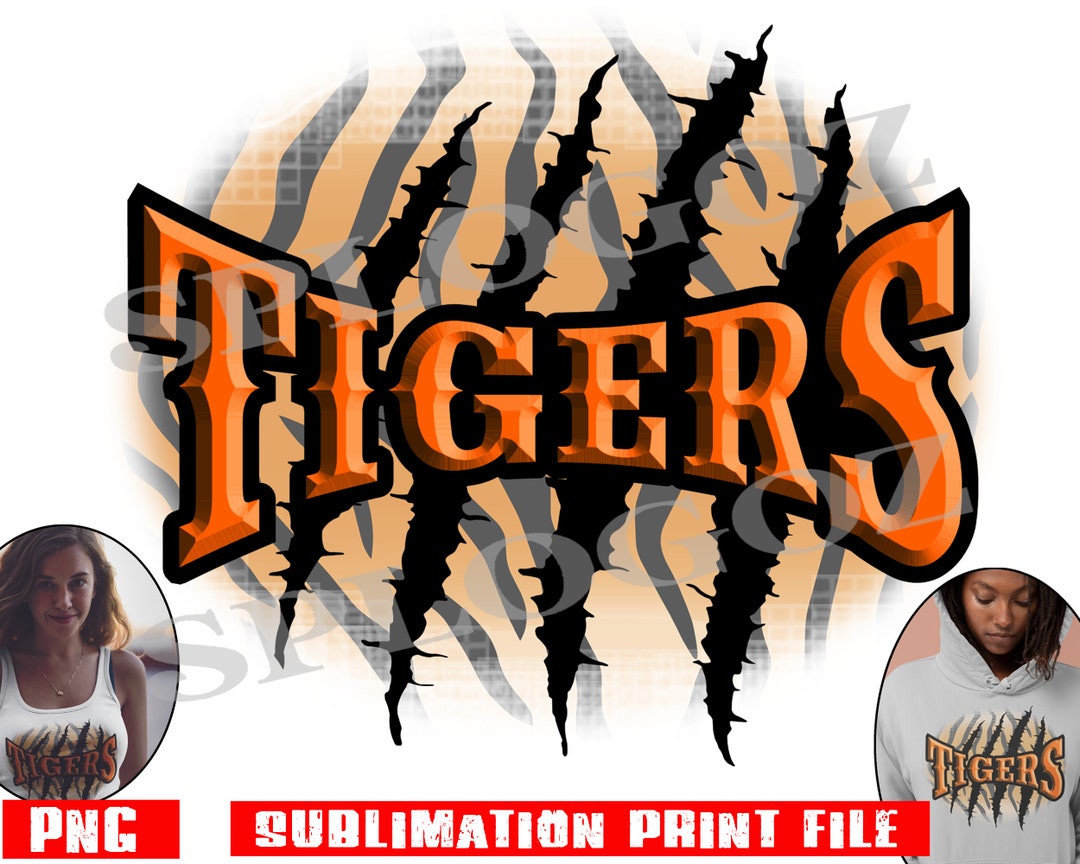 Tigers Sublimation Design, Tiger Sublimation Png, Sports, Tigers Png ...