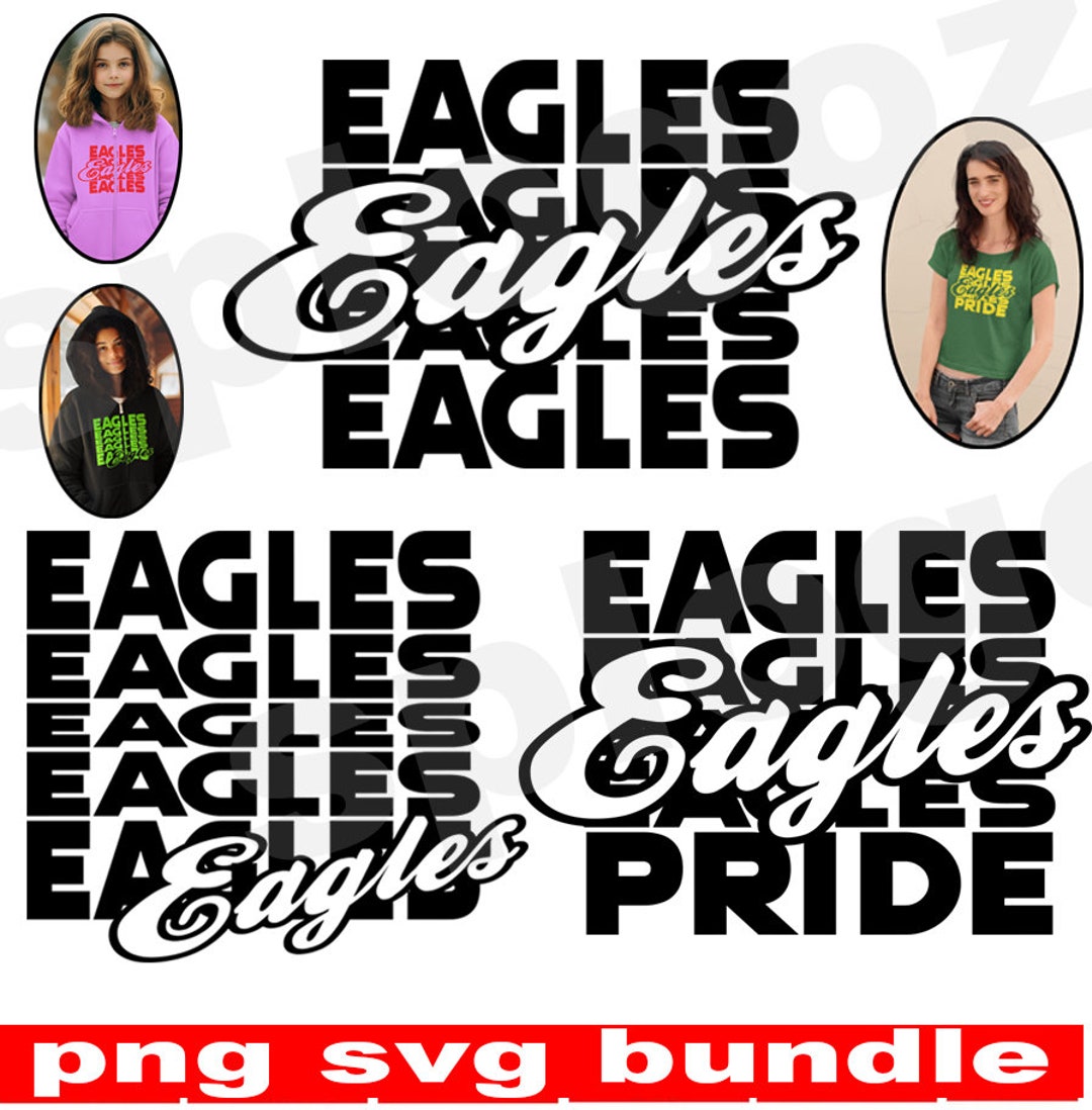 Eagles Bundle Svg Eagles Svg Eagle Svg Eagles Mascot Svg - Etsy