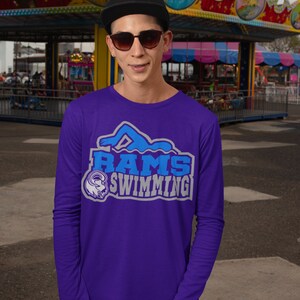 Rams Swimming Svg Ram Swimming Svg Rams Swimming Svg Rams Swim Svg Ram ...