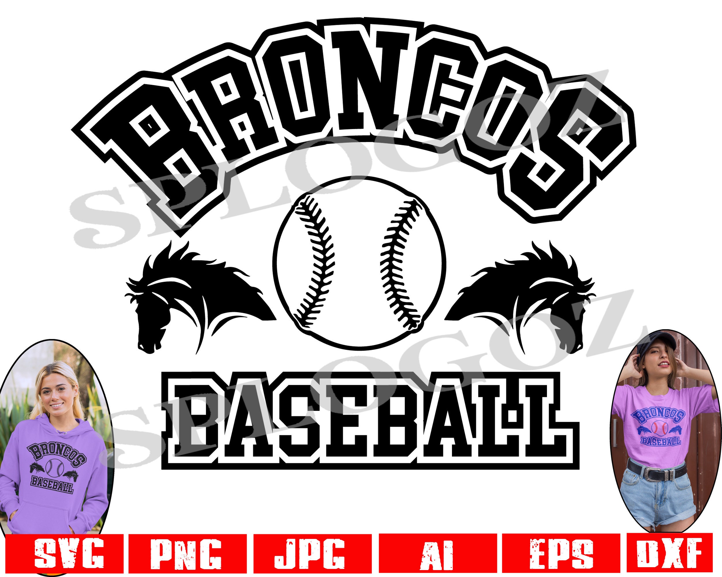 Broncos Svg Bronco Svg Bronco Baseball Svg Broncos Baseball - Etsy
