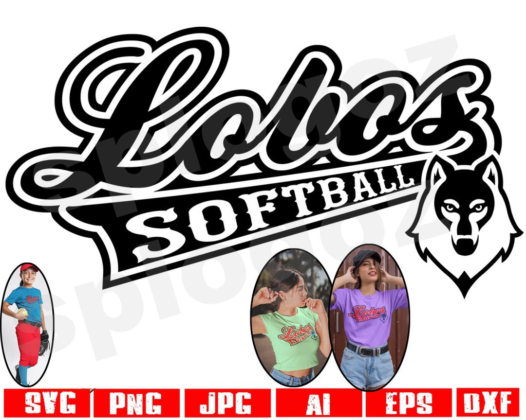 Lobos Softball Svg, Lobo Softball Svg, Lobos Softball Png, Lobos Svg ...