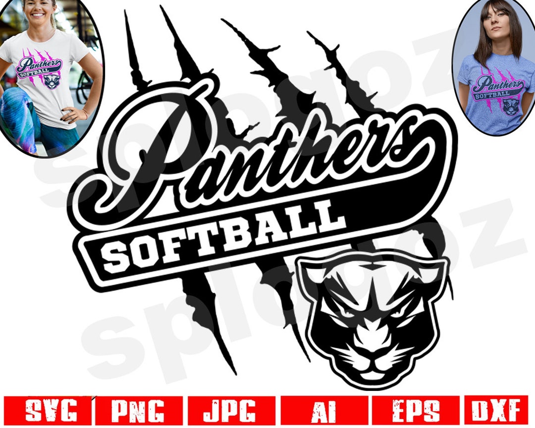 Panthers Softball Svg Panther Softball Svg Panthers Softball Png ...
