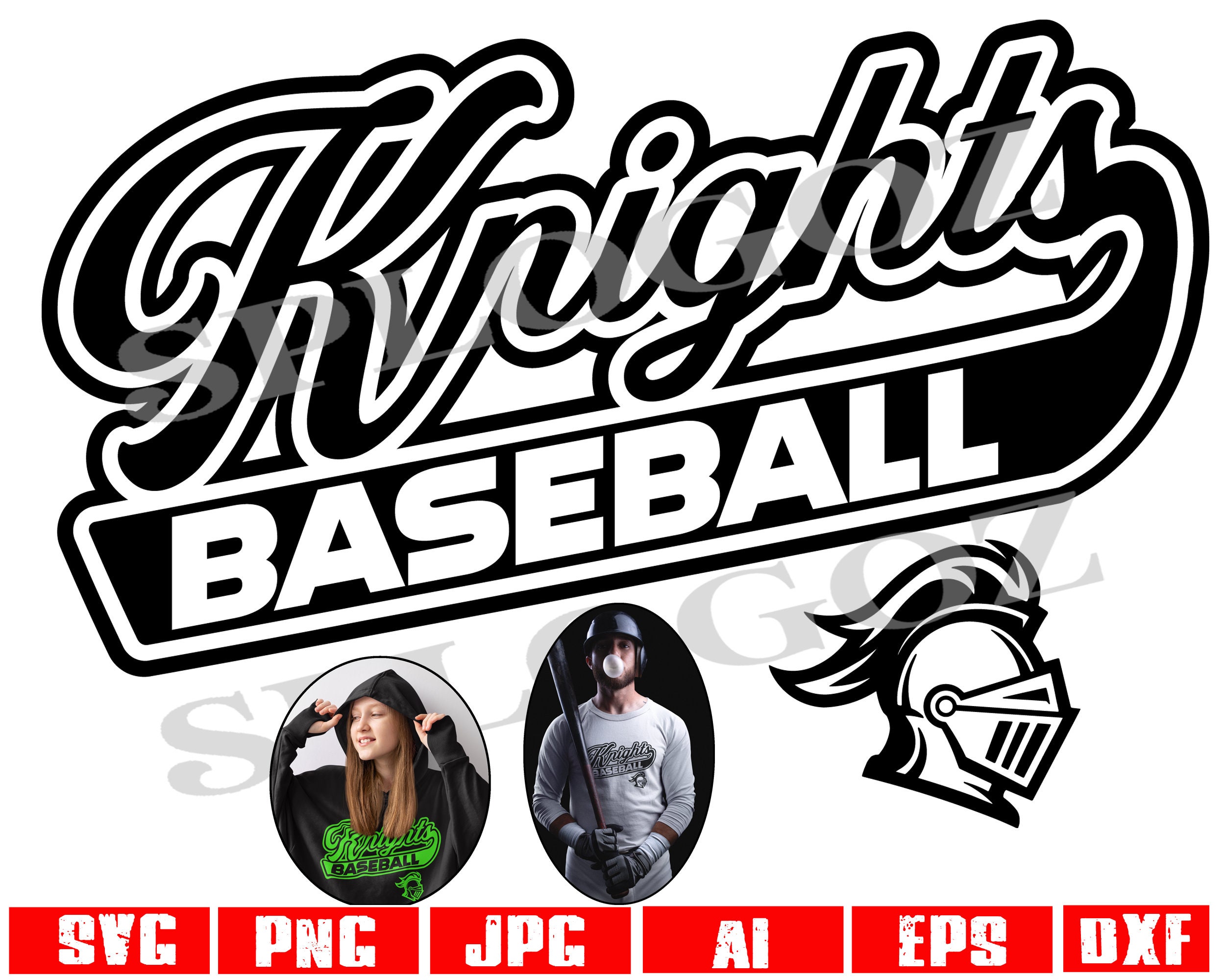 Knights Svg Knight Svg Mascot Knights Baseball Svg Knight Etsy Canada