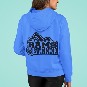 Rams Swimming Svg Ram Swimming Svg Rams Swimming Svg Rams Swim Svg Ram ...
