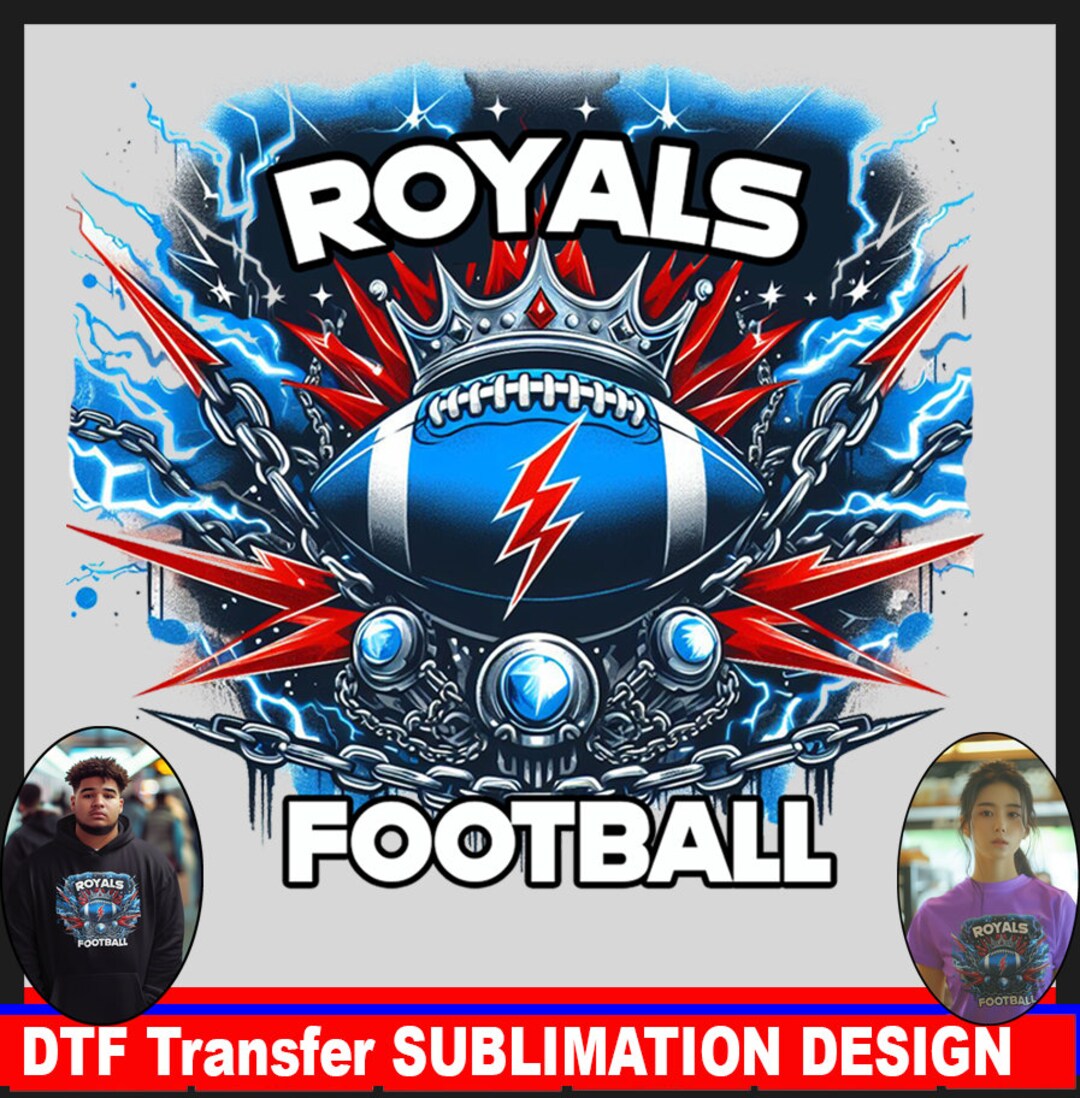 Royals Football Sublimation Png, Royals Football PNG, T-shirt Sublimation Png, Royals Tshirt ...