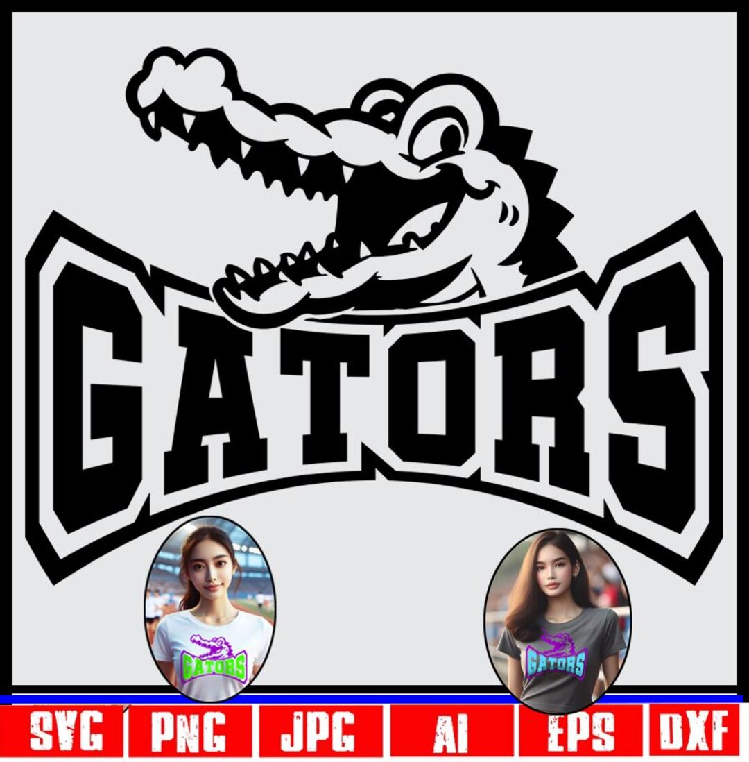 Gators Svg Gator Svg for School Spirit Svg Gators School Design Gators ...