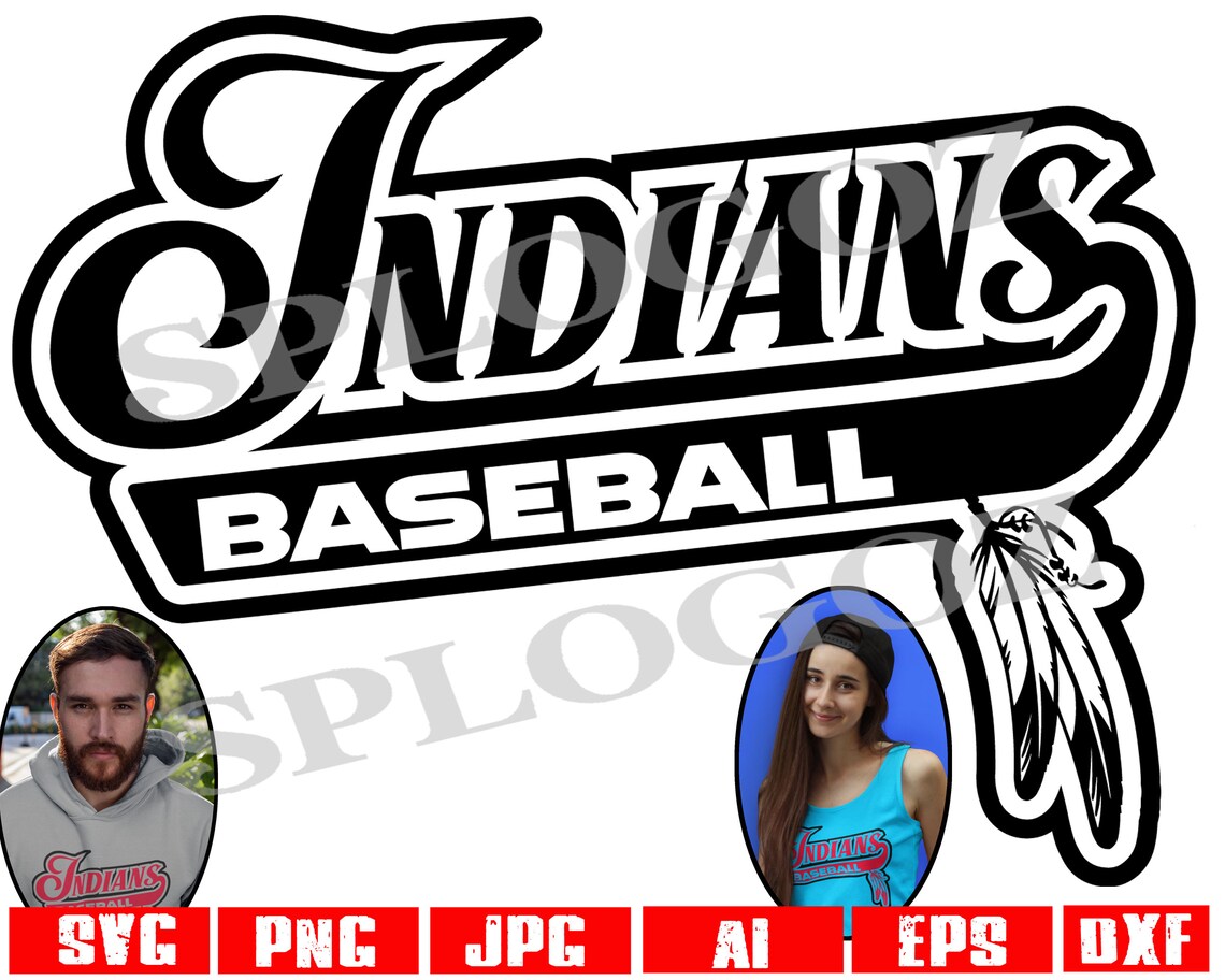 Indians Baseball Svg, Indian Baseball Svg, Indians Svg, Indian Svg ...
