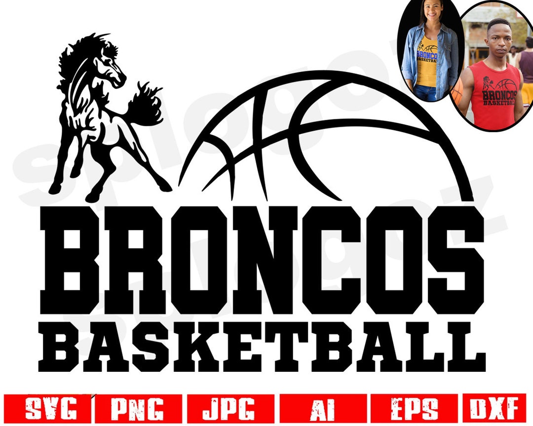 Broncos Basketball Svg, Bronco Basketball Svg, Broncos Svg, Bronco Svg ...