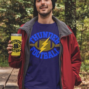 Thunder Football Svg Thunder Football Png Thunder Football Design ...