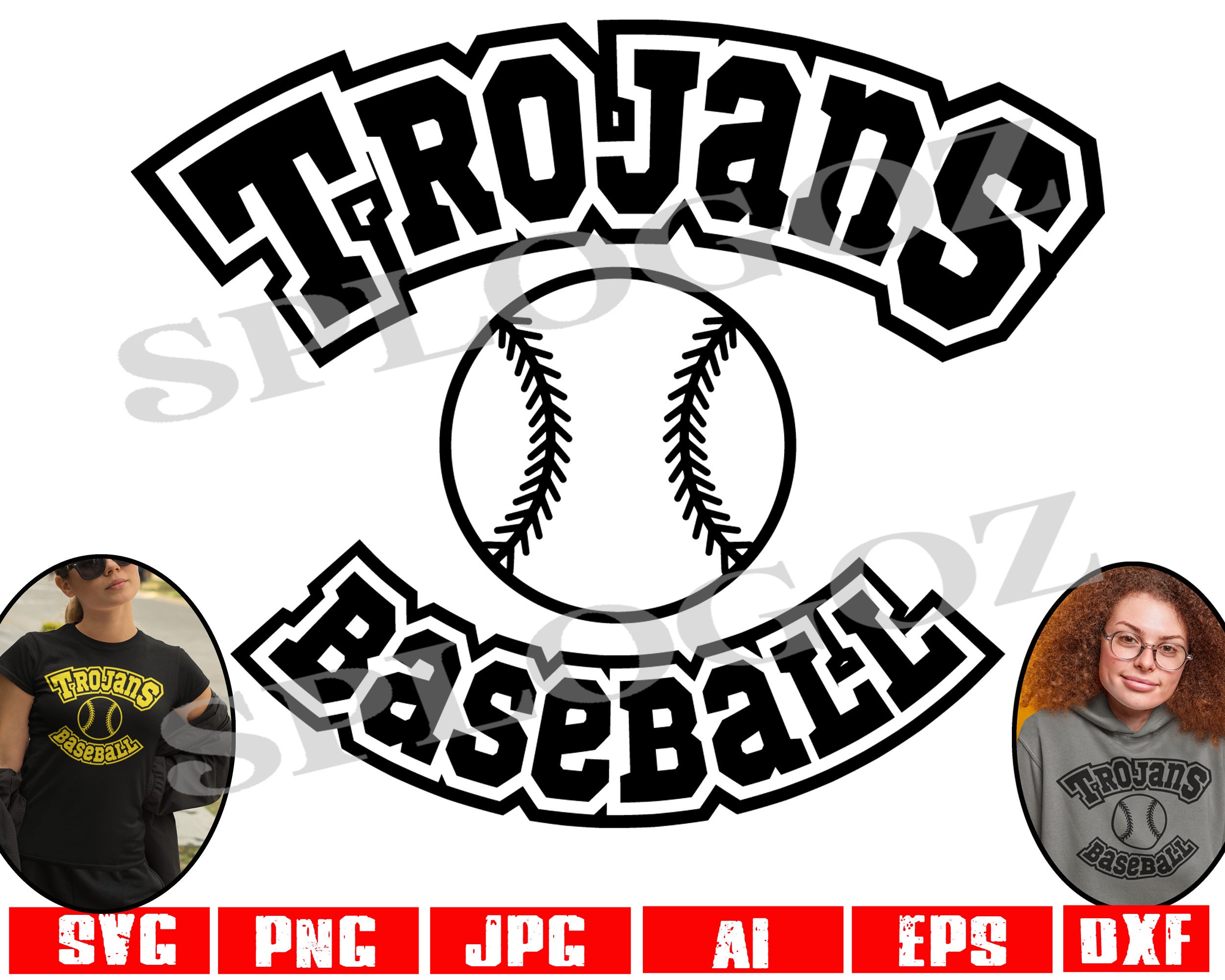 Trojan Baseball Svg, Trojans Baseball Svg Mascot, Trojan Svg, Trojans ...
