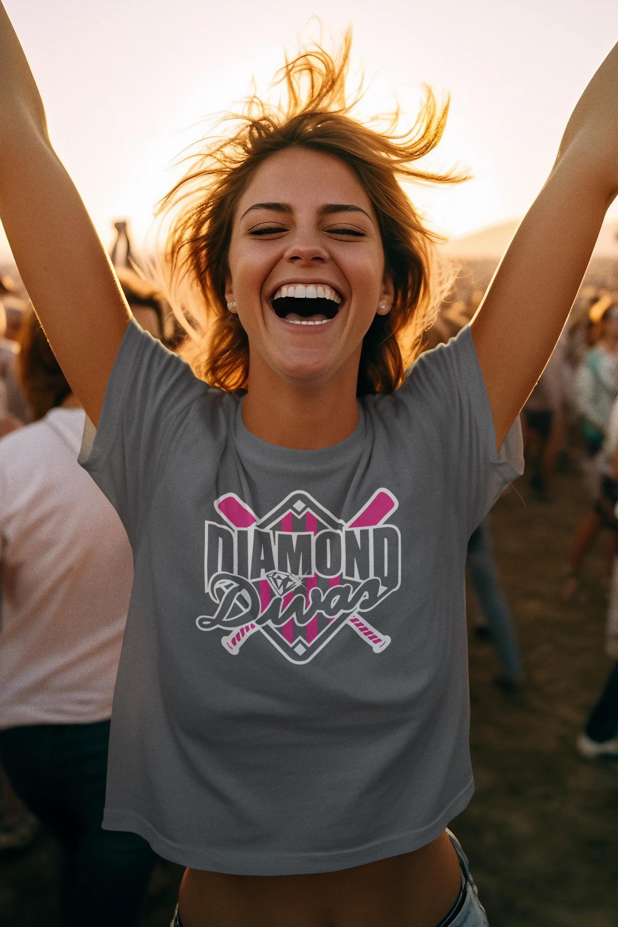 Diamond Divas Png, Diamond Divas Custom Softball Logo, Sublimation Png ...