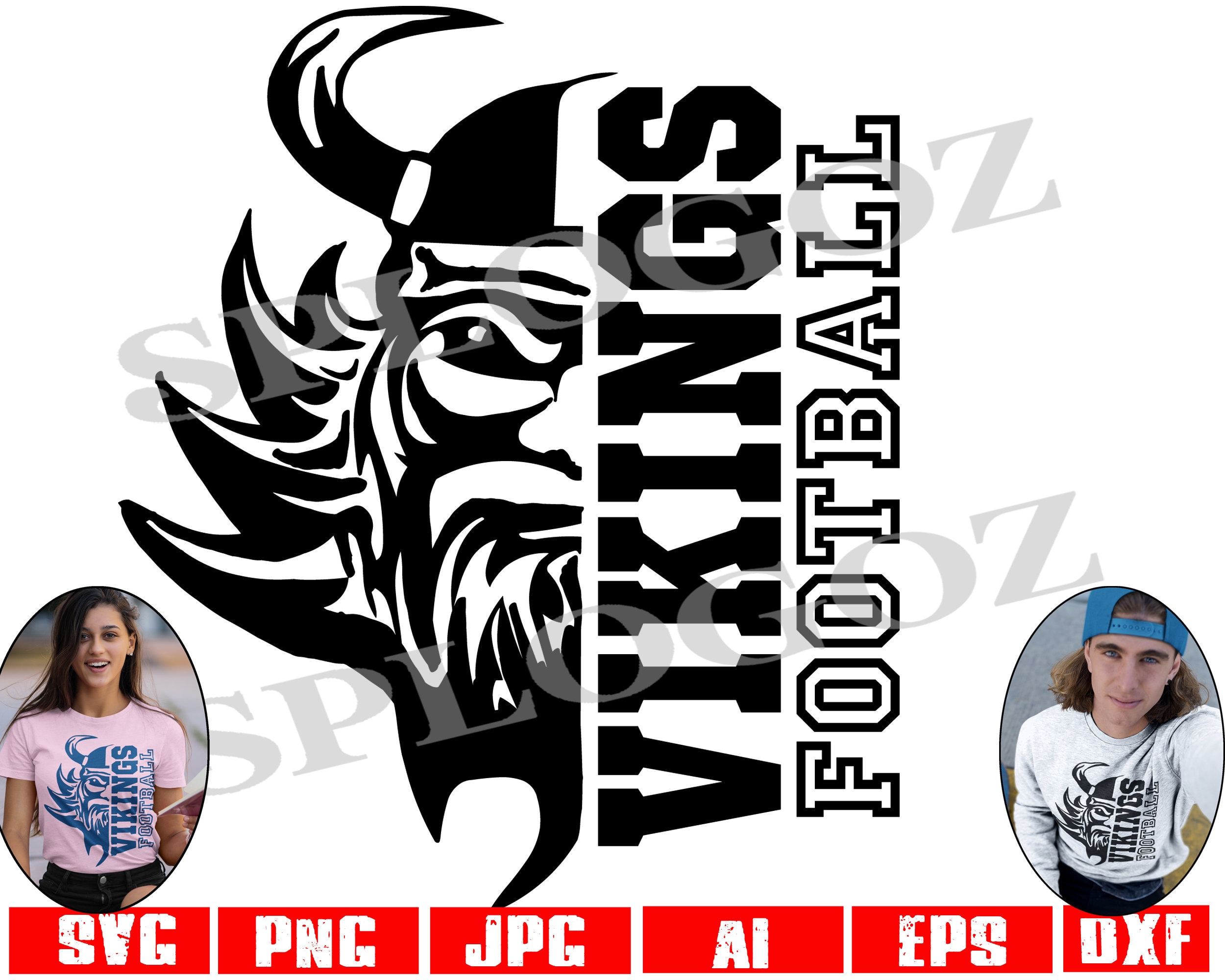 Vikings Football Svg Viking Football Svg Vikings Png SVG - Etsy
