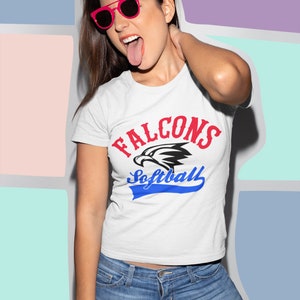 Falcons Softball Svg Falcon Softball Svg Falcons Svg Falcon Svg School ...