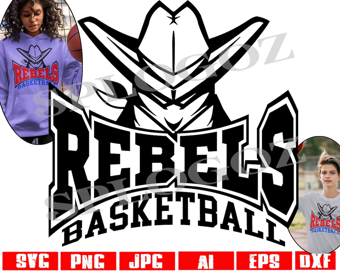 Rebels Basketball Svg, Rebel Basketball Svg, Rebels Svg, Rebel Svg ...