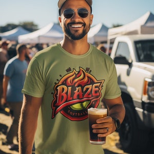 Blaze Softball Png, Blaze Design PNG, T-shirt Sublimation Png, Blaze ...