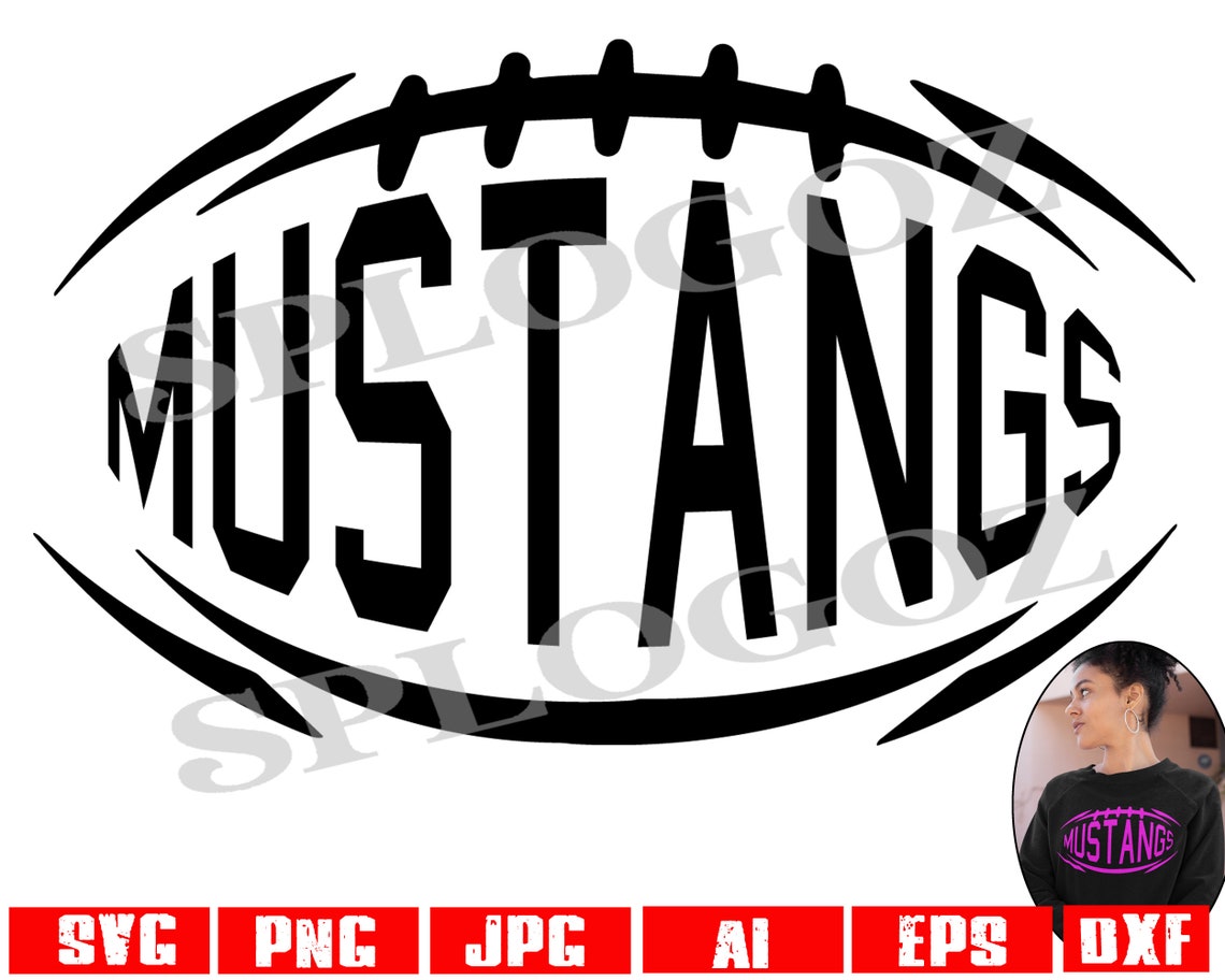 Mustangs Svg Mustang Svg Mustang Football Svg Mustangs - Etsy