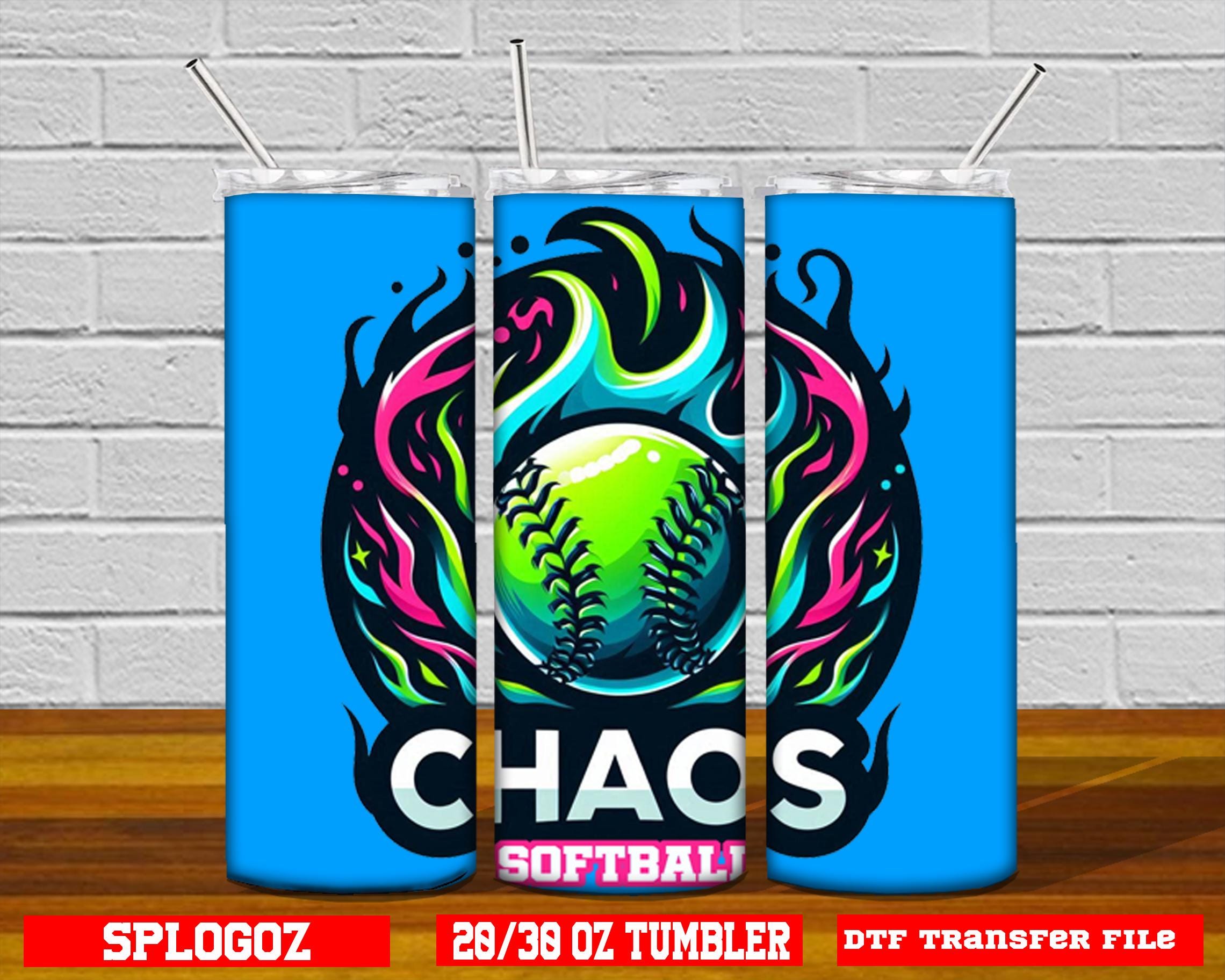Chaos Softball Png, Chaos Custom Softball Logo, Sublimation Png, Chaos ...