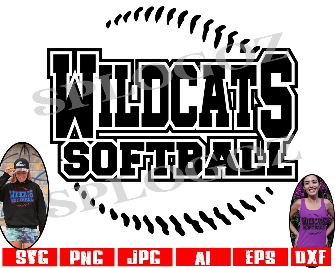 Wildcats Softball Svg, Wildcat Softball Svg, Wildcats Svg, Wildcat Svg ...