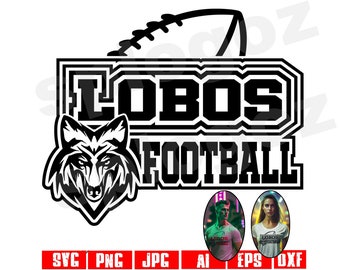 Lobos Svg Lobo 9 Football Svg Mascot Designs Pack Lobos Svg - Etsy