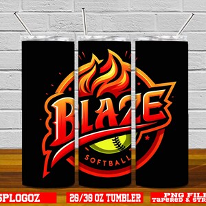 Blaze Softball Png, Blaze Design PNG, T-shirt Sublimation Png, Blaze ...