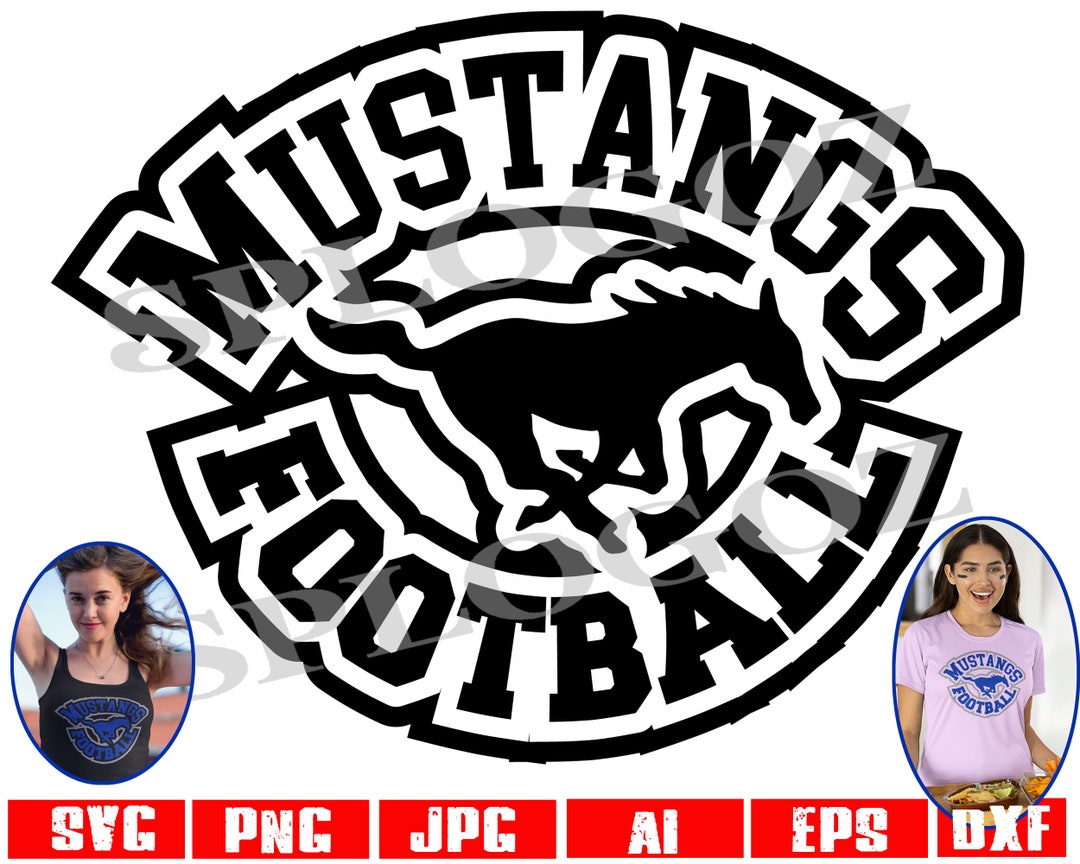 Mustangs Football Svg, Mustang Football Svg, Mustangs Svg, Mustang Svg ...