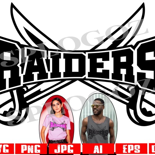 Raiders Football Svg File - Etsy