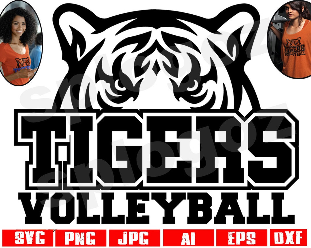 Tigers Volleyball Svg Tiger Volleyball Svg Tigers Volleyball Png Tigers ...