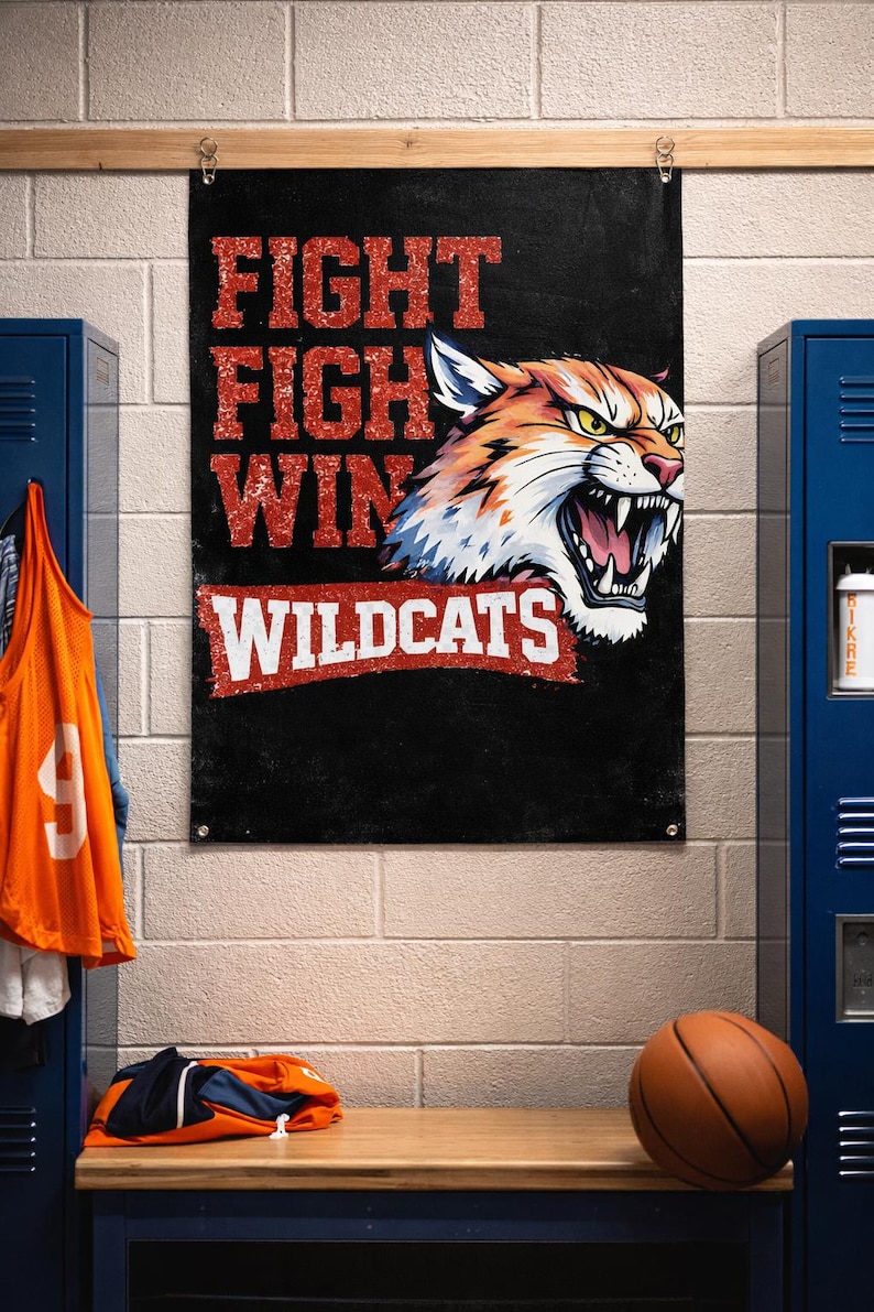 Wildcats Mascot PNG Bundle DTF Transfer School Spirit Apparel Graphic ...
