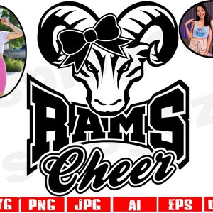 Rams Cheerleading Svg Ram Cheerleading Svg Rams Cheer Svg Ram Cheer Svg ...